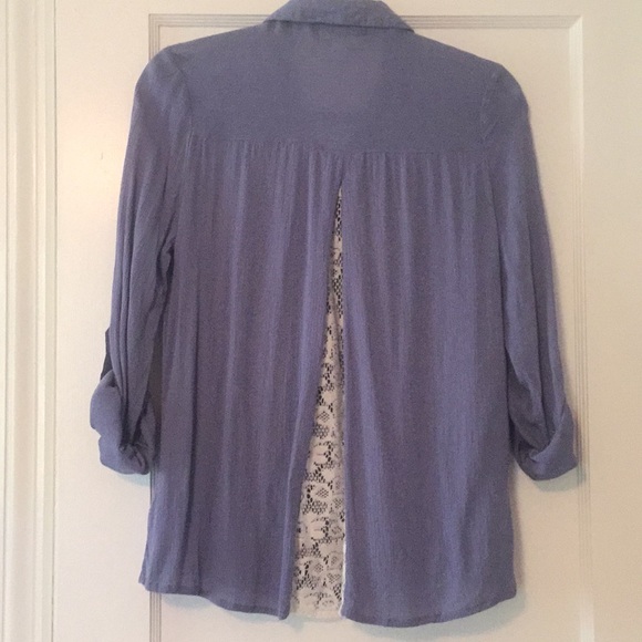 Francesca's Collections | Tops | Miami M Long Sleeve Womans Blouse ...